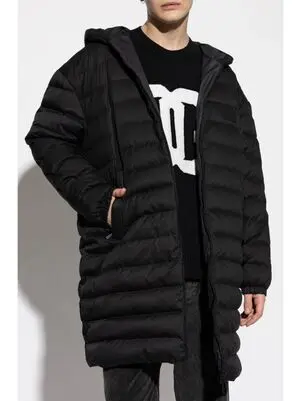 Dolce & Gabbana Hooded Padded Coat