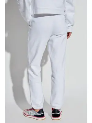 Dolce & Gabbana Logo-embroidered Track Pants - White