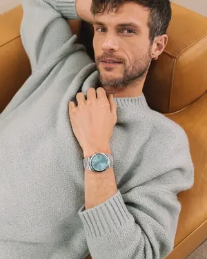 Movado Quest Bracelet Watch - Blue/silver