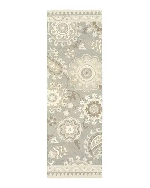 ORIENTAL WEAVERS Craft 93003 Runner Rug, 2'6 X 8 - Gray/sand