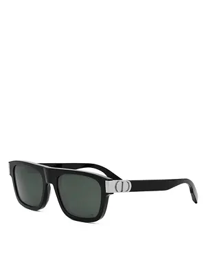 Dior Cd Icon S3i Square Sunglasses - Black/green