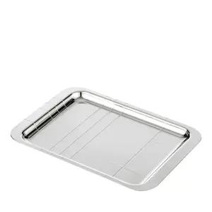 Christofle Graphik Silverplated Small Tray, 8 X 6