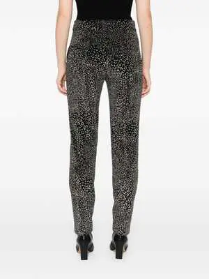 GENNY Animalier Velvet Trousers