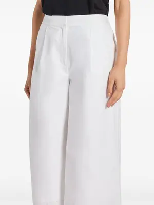 Karl Lagerfeld Embroidered Cropped Trousers