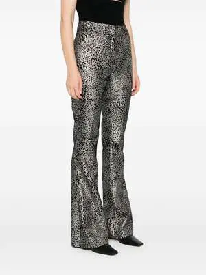 GENNY Animalier Lurex Trousers