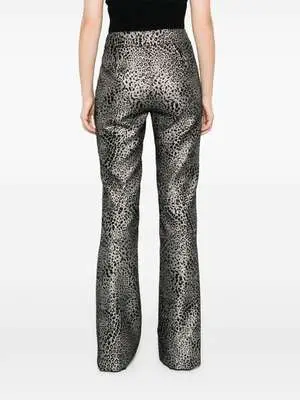 GENNY Animalier Lurex Trousers