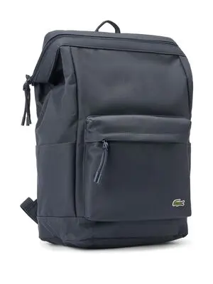 Lacoste Logo-patch Backpack - Blue