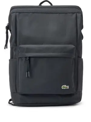 Lacoste Logo-patch Backpack - Black