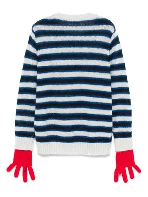 CHARLES JEFFREY Mohair Jumper With Gloves