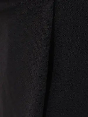 QUIRA Draped Midi Skirt