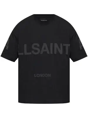 ALLSAINTS Biggy Oversized Logo-print T-shirt - Black