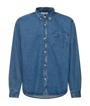 THE FRANKIE SHOP Sinclair Denim Shirt - Blue