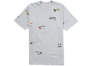 Supreme Upset Tee Shirt - Ash Grey