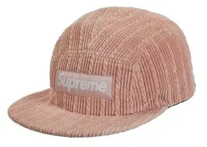 Supreme Corduroy Camp Cap - Pink