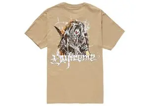 Supreme Satan Tee Shirt Khaki