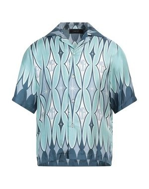 Amiri Shirt Size Silk - Blue