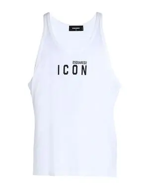Dsquared2 Tank Top Size Cotton - White