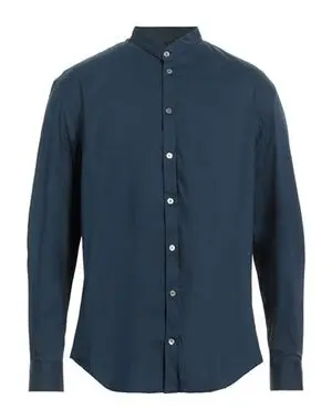 Emporio Armani Shirt Size Cotton, Polyamide, Elastane - Navy