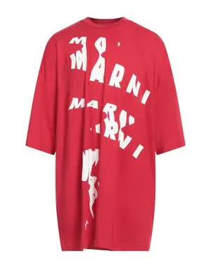 Marni T-shirt Size Organic Cotton - Red