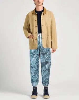Emporio Armani Pants Size Cotton - Blue