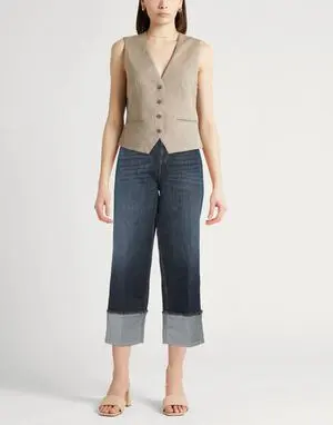 Emporio Armani Wide-leg High-waisted Jeans