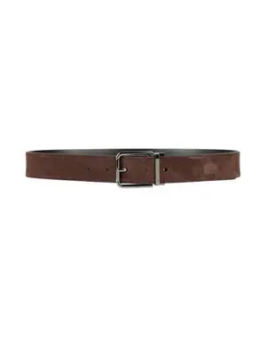 Dolce & Gabbana DOLCE & GABBANA Calfskin Belt Brown