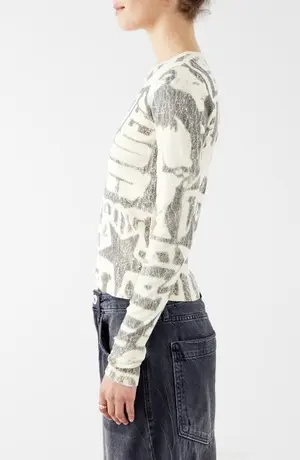 BDG URBAN OUTFITTERS Stamp Print Long Sleeve T-shirt