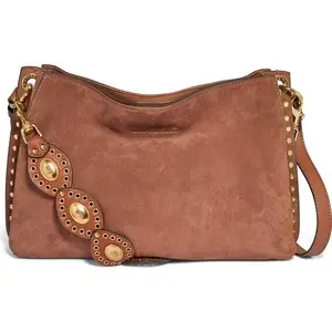 AIMEE Roma Shoulder Bag - Nutshell Suede