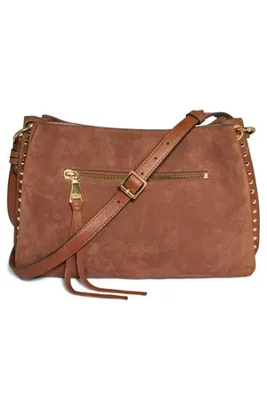 AIMEE Roma Shoulder Bag - Nutshell Suede