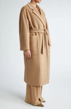Max Mara Locri Wool & Cashmere Belted Coat