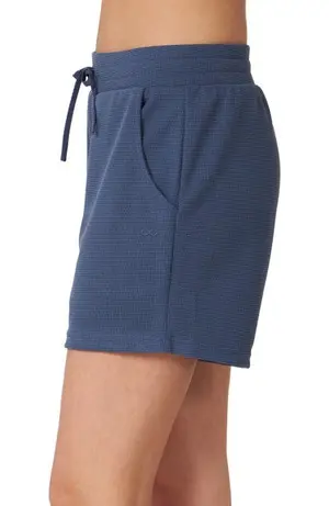 REBODY Retreat Waffle Knit Shorts - Navy