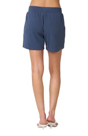 REBODY Retreat Waffle Knit Shorts - Navy