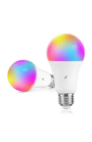 JONATHAN Y Smart A19 Dimmable Light Bulbdimmable Color Changing Led; Compatible With Alexa And Google Home Assistant - White