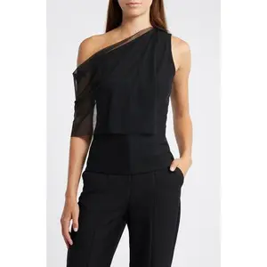 MARCELLA Zinnia One-shoulder Top