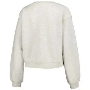 ZOOZATZ Michigan Wolverines Core Chenille Cropped Pullover Sweatshirt