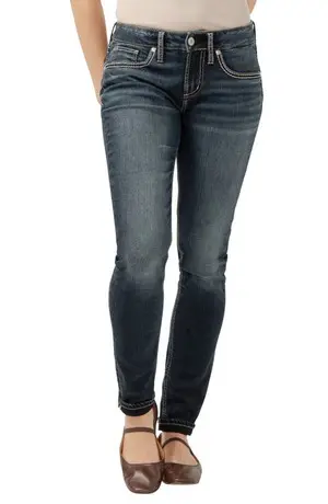 SILVER JEANS CO. Skinny Girlfriend Jeans