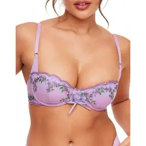 ADORE ME Sophy Push Up Balconette Bra - Medium Purple