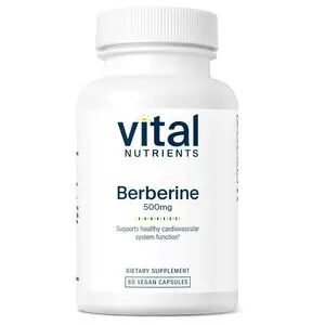 VITAL NUTRIENTS Berberine 500mg 60 Capsules - One-color