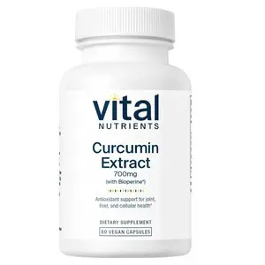 VITAL NUTRIENTS Curcumin Extract With Bioperine 700mg 60 Capsules - One-color
