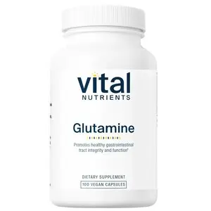 VITAL NUTRIENTS Glutamine 3400mg 100 Capsules - One-color