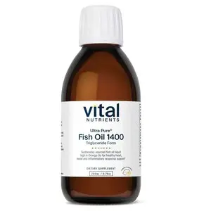 VITAL NUTRIENTS Ultra Pure Fish Oil 1400 200 Milliliters - One-color