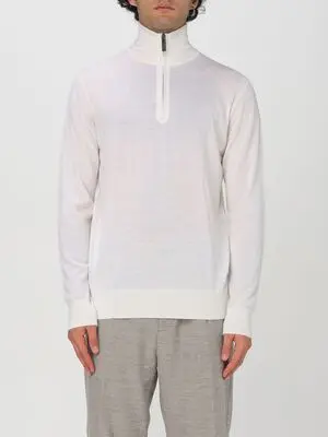 PAOLO PECORA Quarter Zip Sweater - White