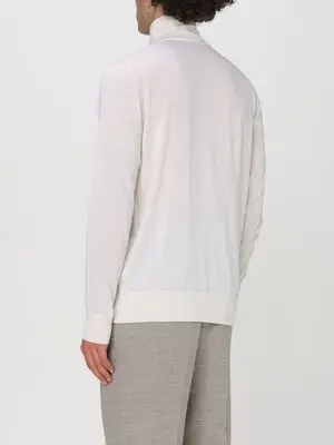 PAOLO PECORA Quarter Zip Sweater - White