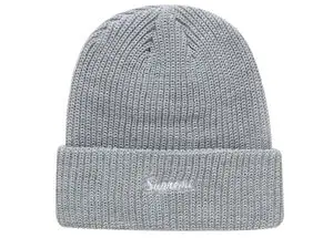 Supreme Loose Gauge Beanie Heather Grey
