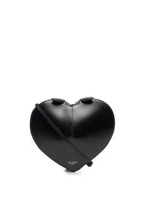 Alaïa Le Cœur Leather Crossbody Bag