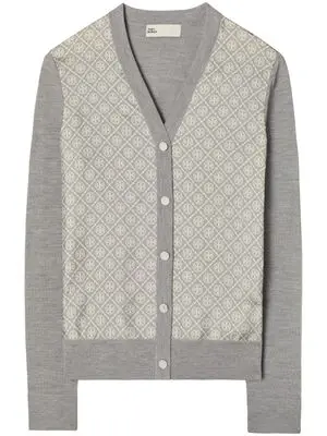 Tory Burch Wool V-neck Cardigan