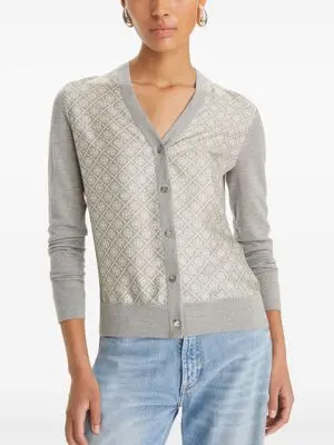 Tory Burch Wool V-neck Cardigan