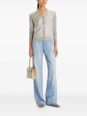 Tory Burch Wool V-neck Cardigan