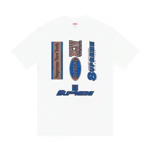 Supreme Multi Logos Tee - White