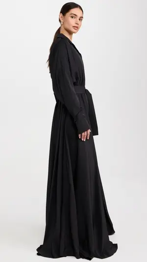 Norma Kamali Super Oversized Flared Shirt Dress